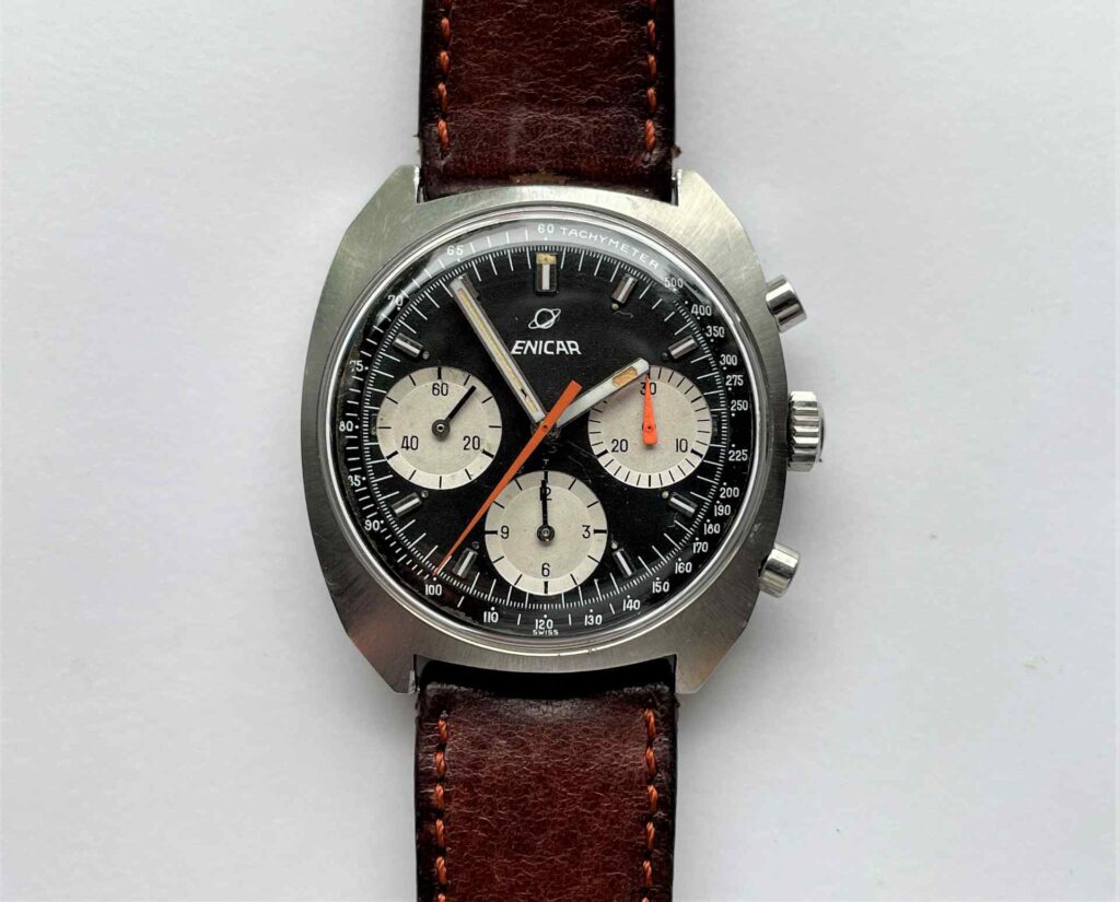 Enicar Vintage Valjoux 72 Chronograph Gerhard Mitter - Chrono Scope