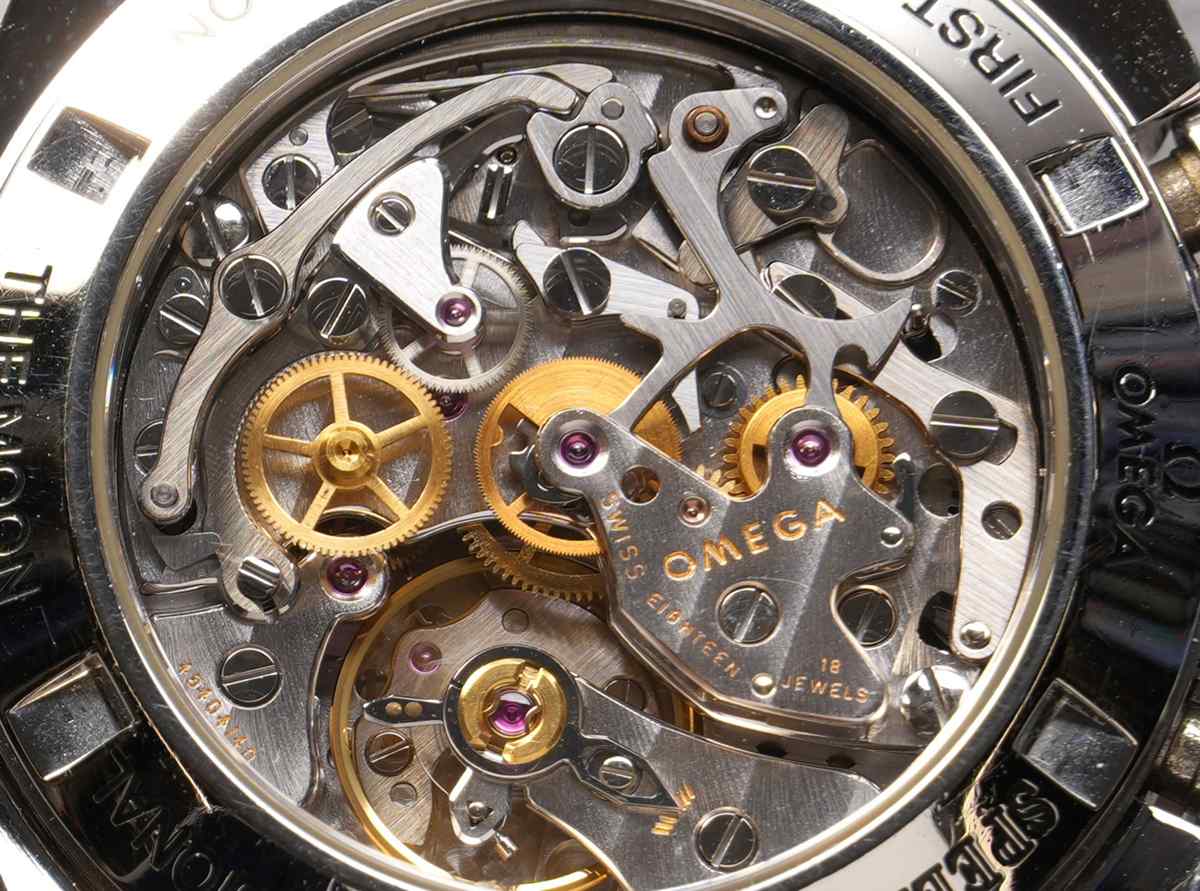 Omega Speedmaster Moonwatch “Professional Rhodium” display back ...