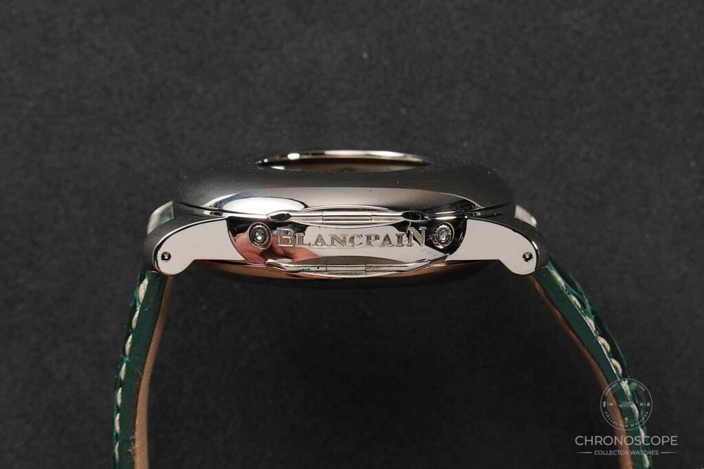 SOLD – Blancpain Half Hunter Moon Full Calendar Half Hunter Case – 18k ...