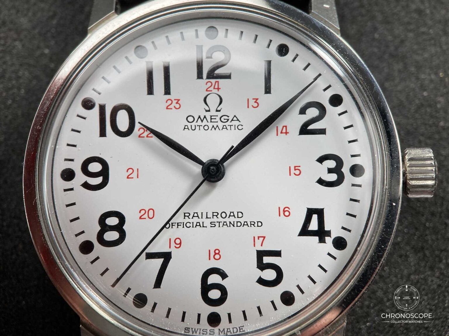 Omega “Railroad Official Standard” Reference 165.002 – Chrono Scope