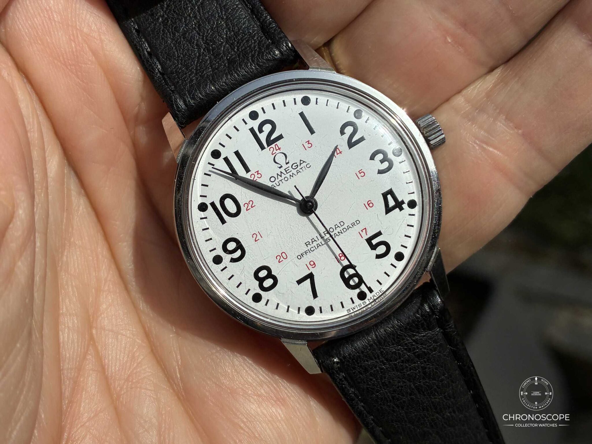 Omega “Railroad Official Standard” Reference 165.002 – Chrono Scope